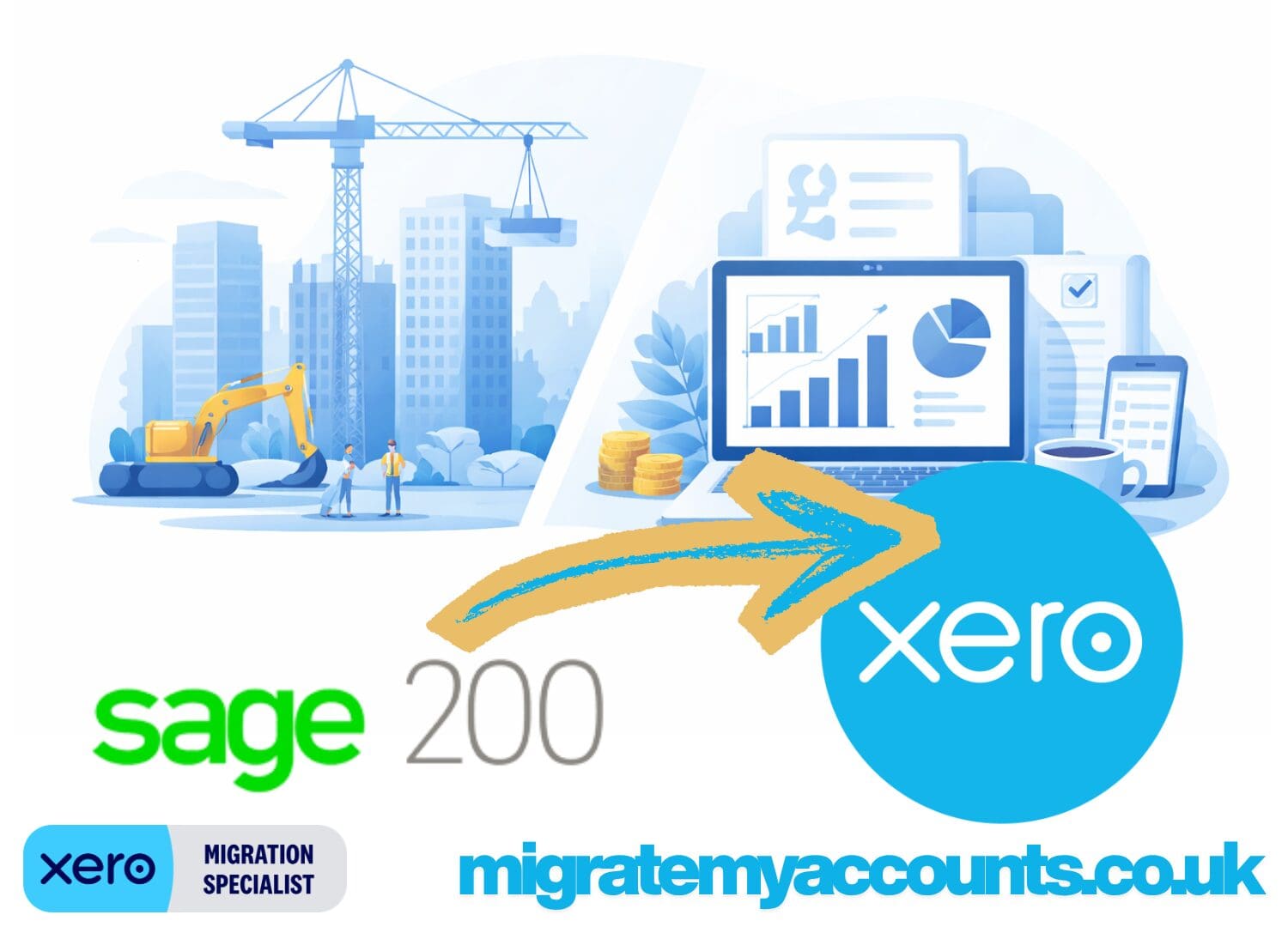 Xero Experts Migration Specialists - Convert data in 3 days